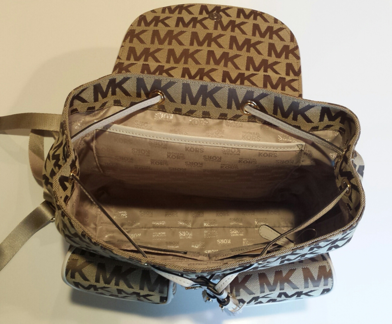 MICHAEL KORS Jet Set Flap Backpack | LENOR'S CLOSET